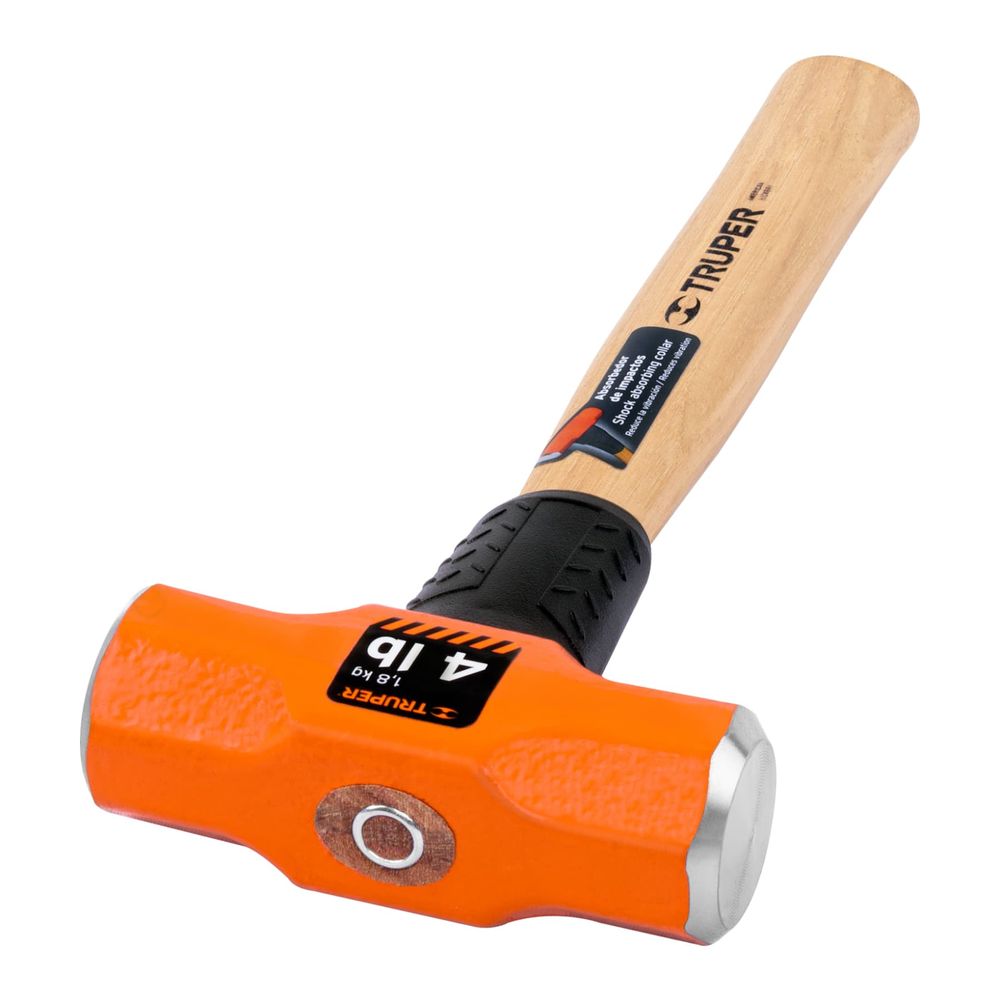 COMBA OCTAGONAL DE ACERO C/MANGO 4LBS -12" TRUPER 16508 - efcperu