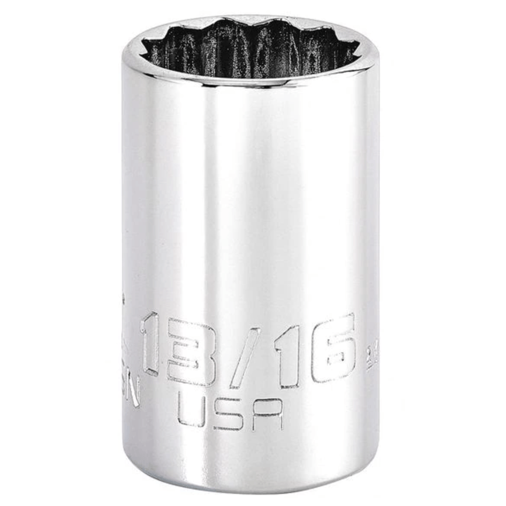 DADO SOCKET 12 PT INTERMEDIO ENC 1/2" FULL POLISH 13/16" PROTO J5426N ...