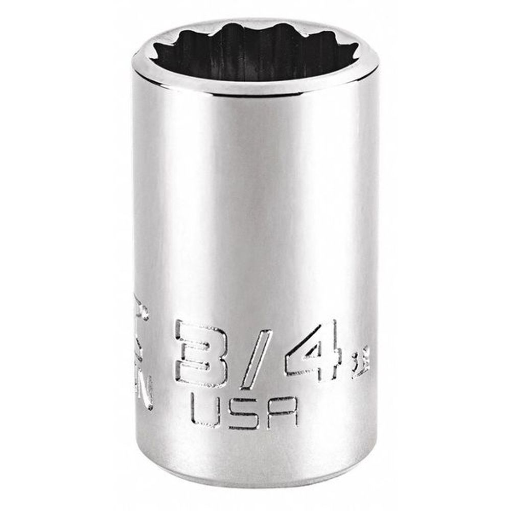 DADO SOCKET 12 PT INTERMEDIO ENC 1/2" FULL POLISH 3/4" PROTO J5424N ...